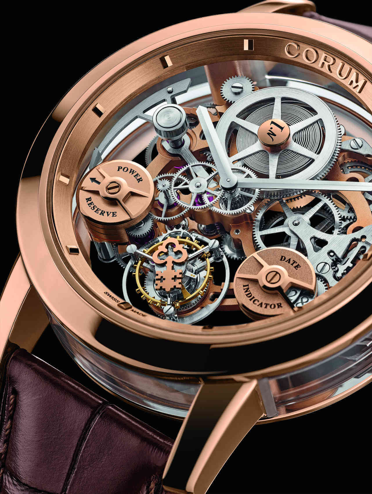 Corum Lab 02 Impactante Reloj ¡Nuevo! - Debajo del Reloj