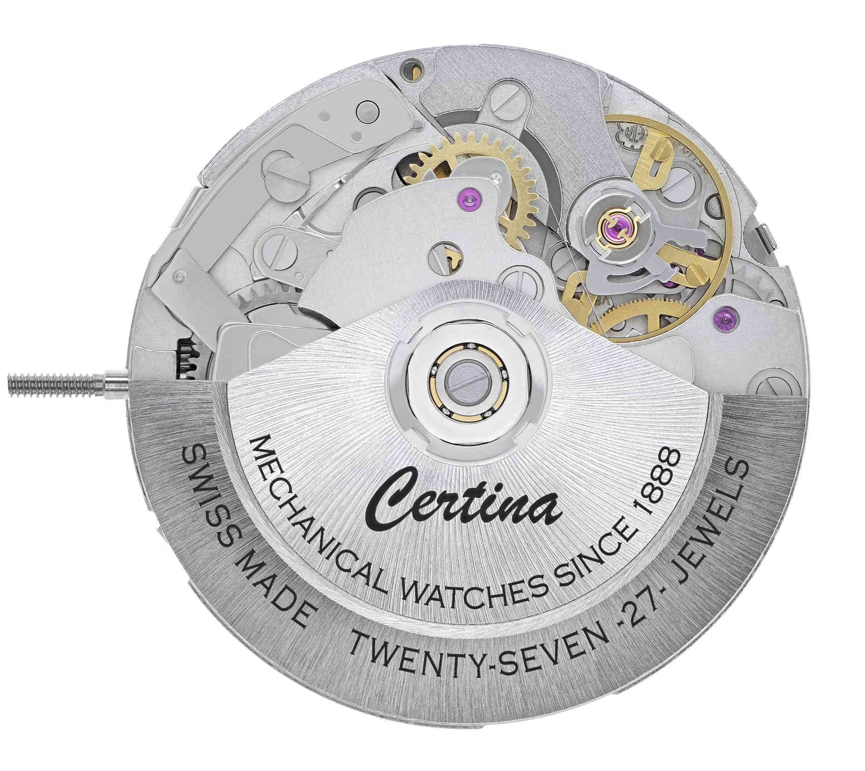 Certina DS Chronograph Automatic Estilo Clásico - Debajo del Reloj